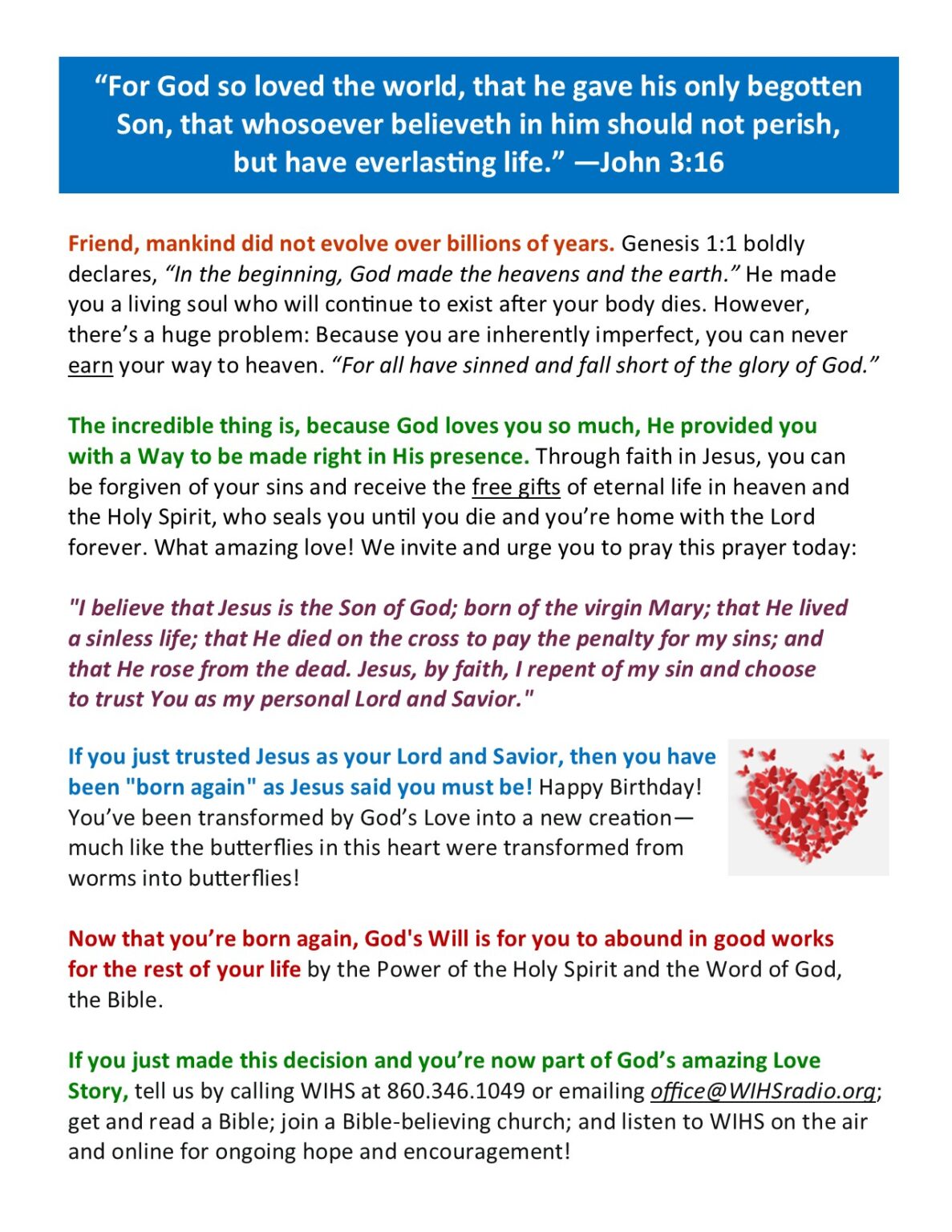 Home - WIHS CT Christian Radio